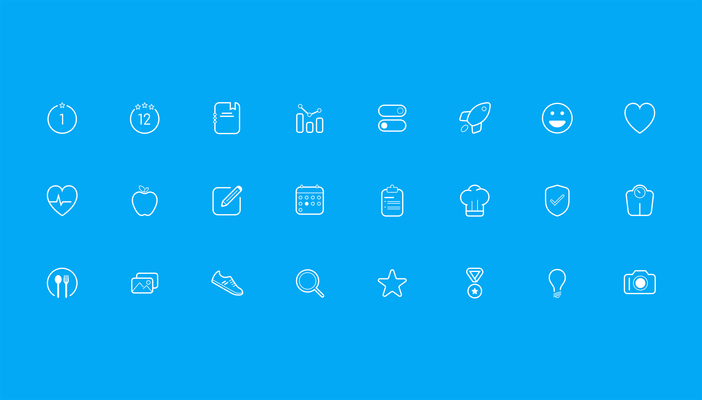 YAZIO Icon-Set — NEMIN Kommunikation und Design in Erfurt
